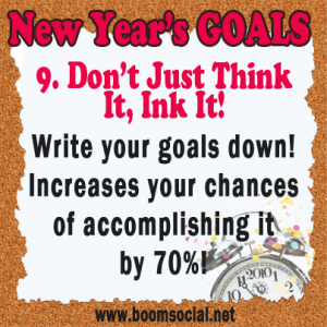 12 Highly Effective New Year's GOALS!