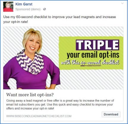 5 Examples of Facebook Ads That Worked and Why - Kim Garst | Marketing ...
