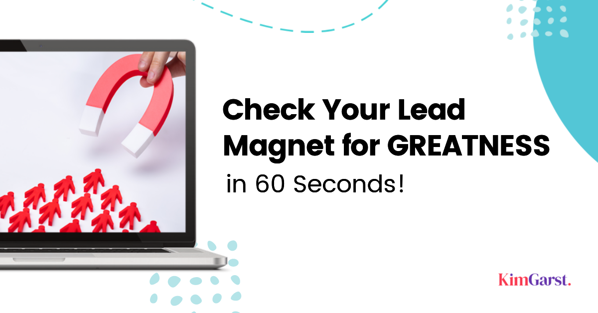 Lead Magnet Checklist - Kim Garst | AI Marketing That Works
