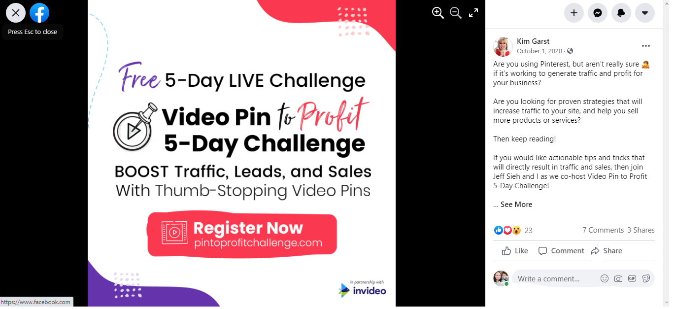 Facebook Post Ideas - Kim Garst | AI Marketing That Works